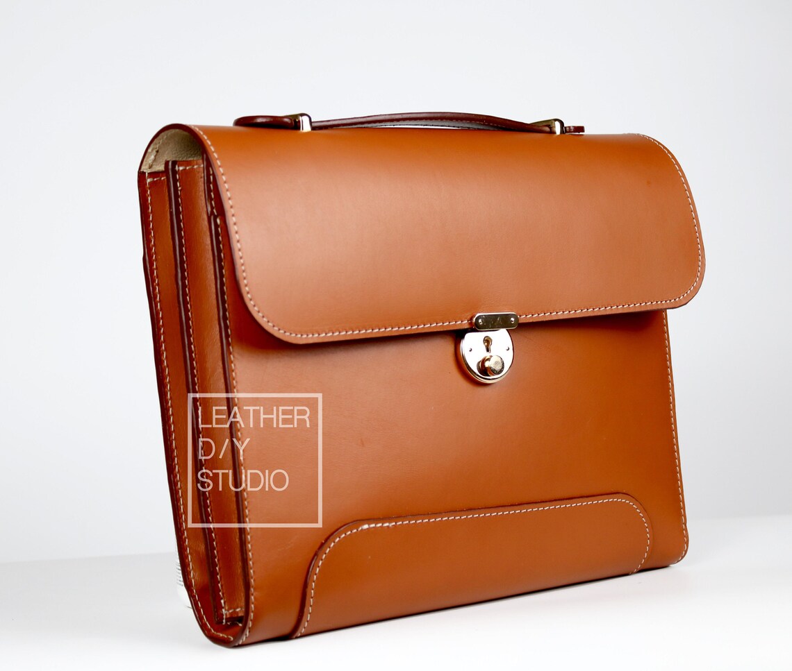 Leather Portfolio Pattern With Instruction/build Along | Etsy