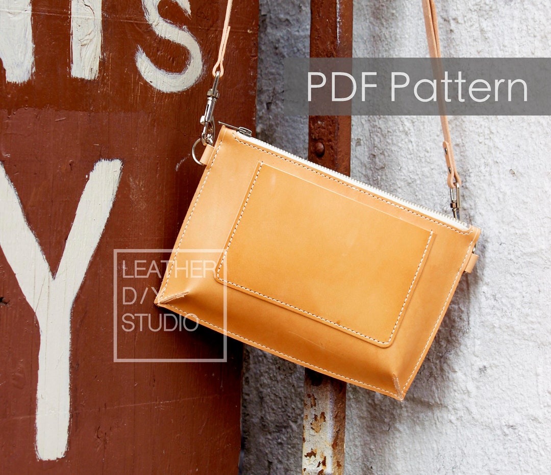 Leather Bag Pattern With Instruction/build Along Pattern/how to Pattern ...