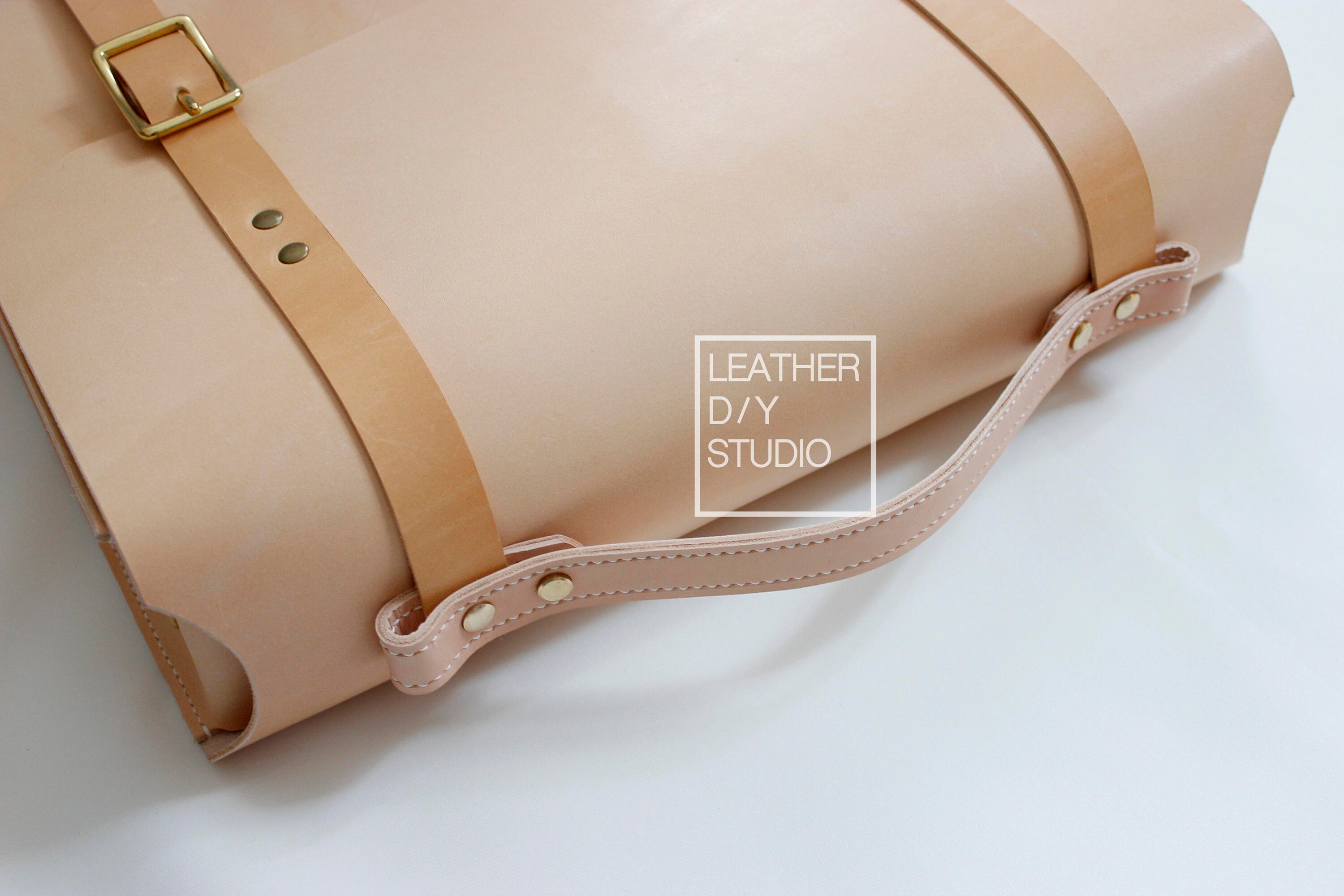 15 Inch Leather Bag Pattern With Instruction/build Along Pattern/how to ...