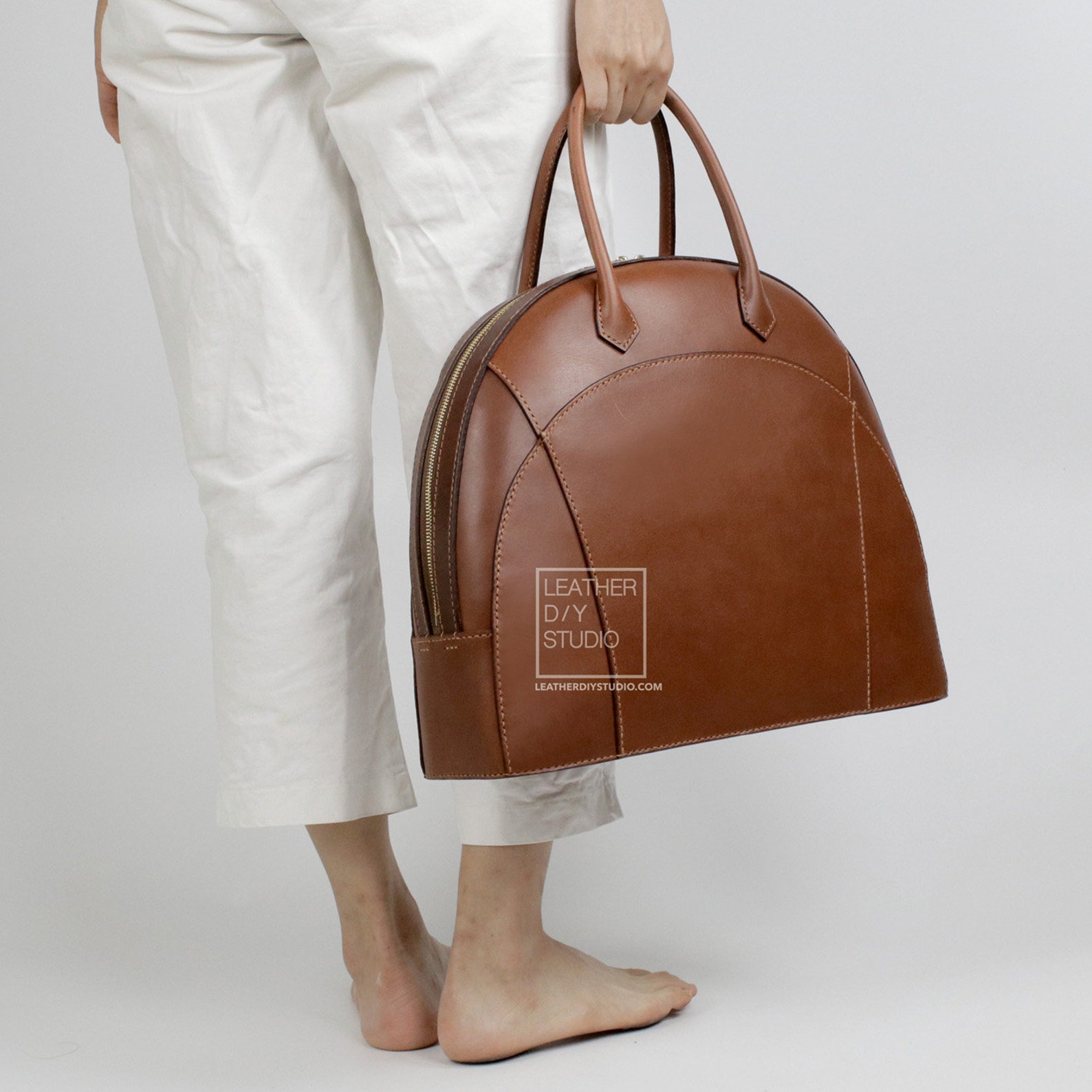 Leather Handbag Pattern Large With Video Instruction Included/build ...