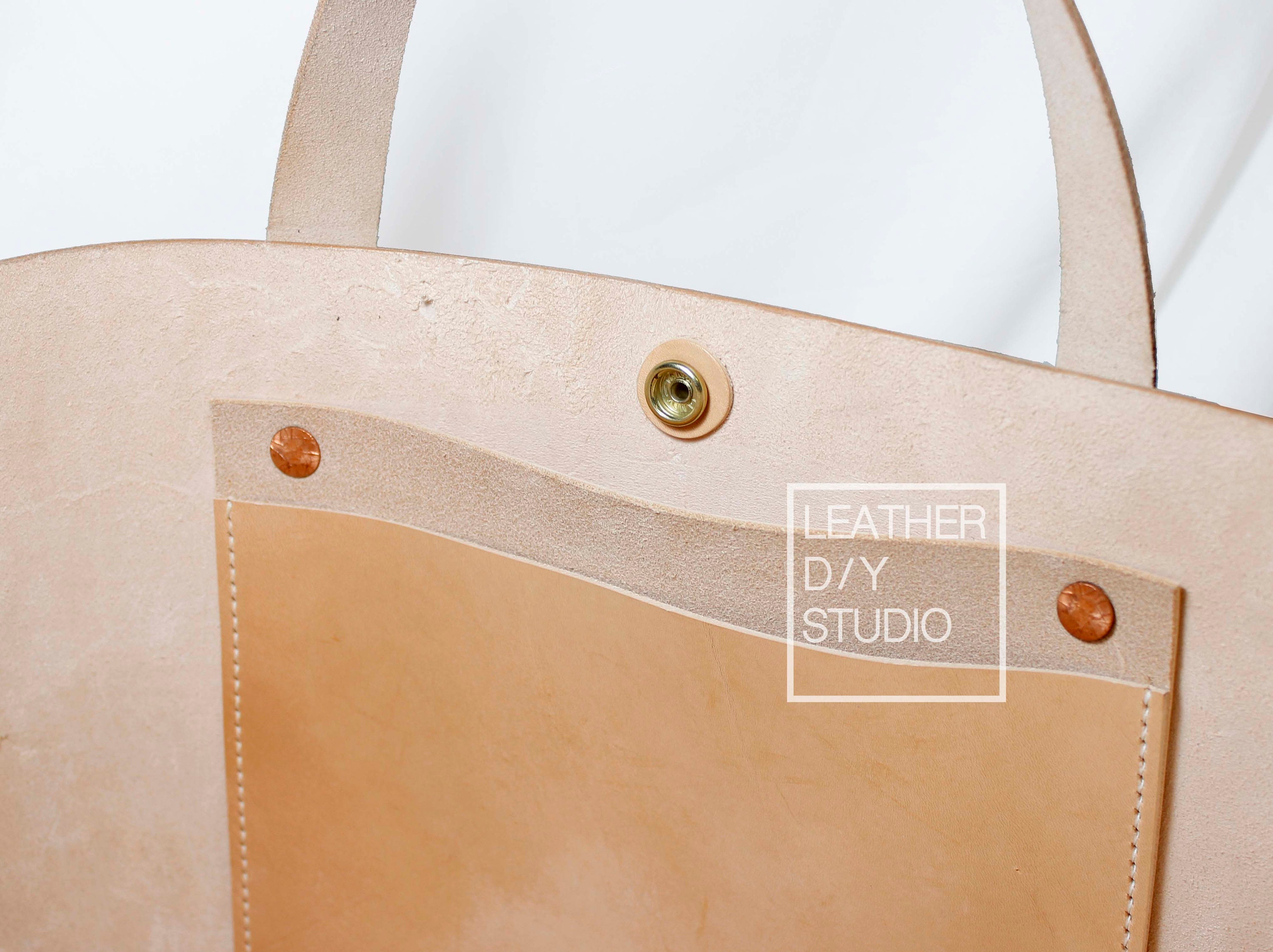 Leather Tote Pattern With Instruction/how to Pattern/leather - Etsy