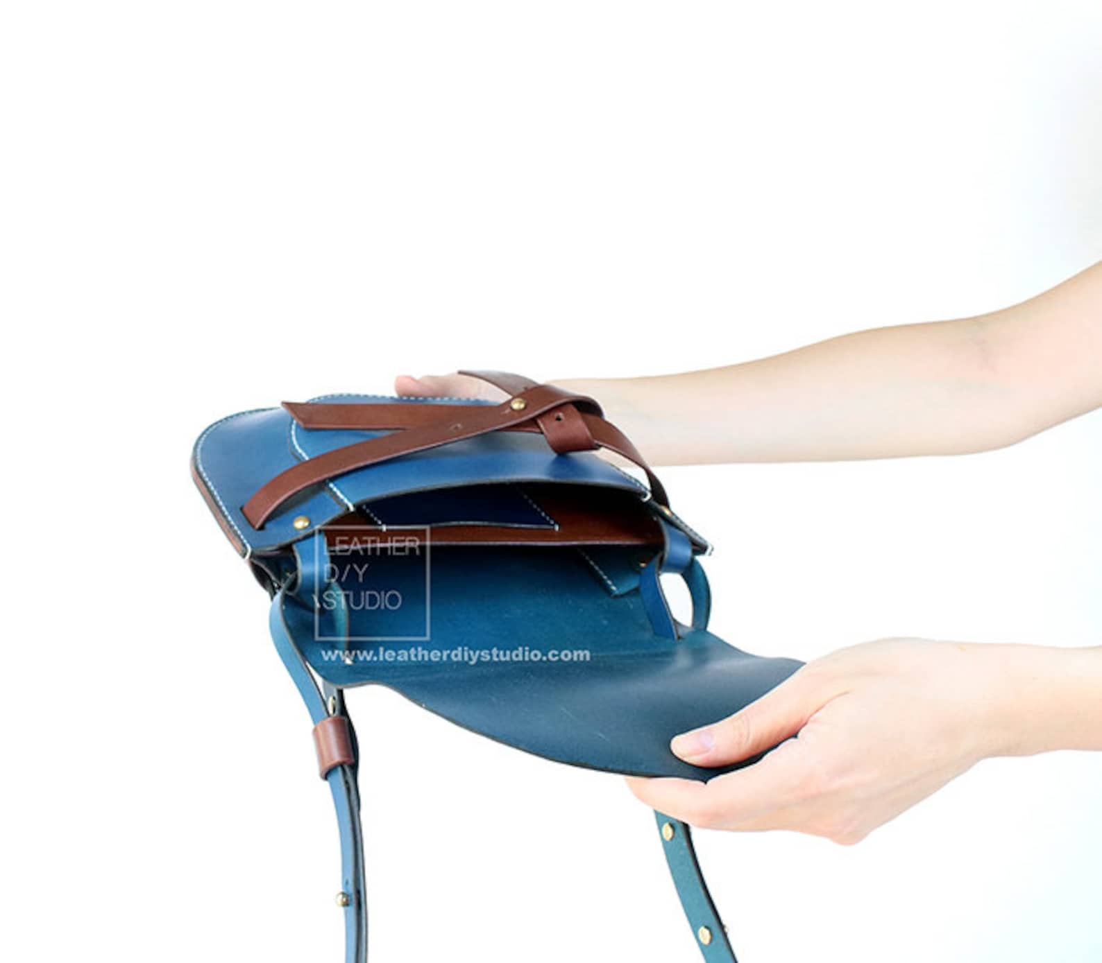 Leather Saddle Bag Build Along Pattern/video Tutorial/instruction ...