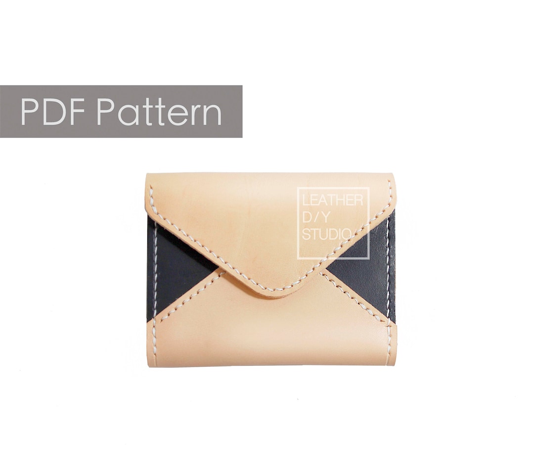 Leather Card Holder Pattern/instruction/card Case Patterns/leather ...