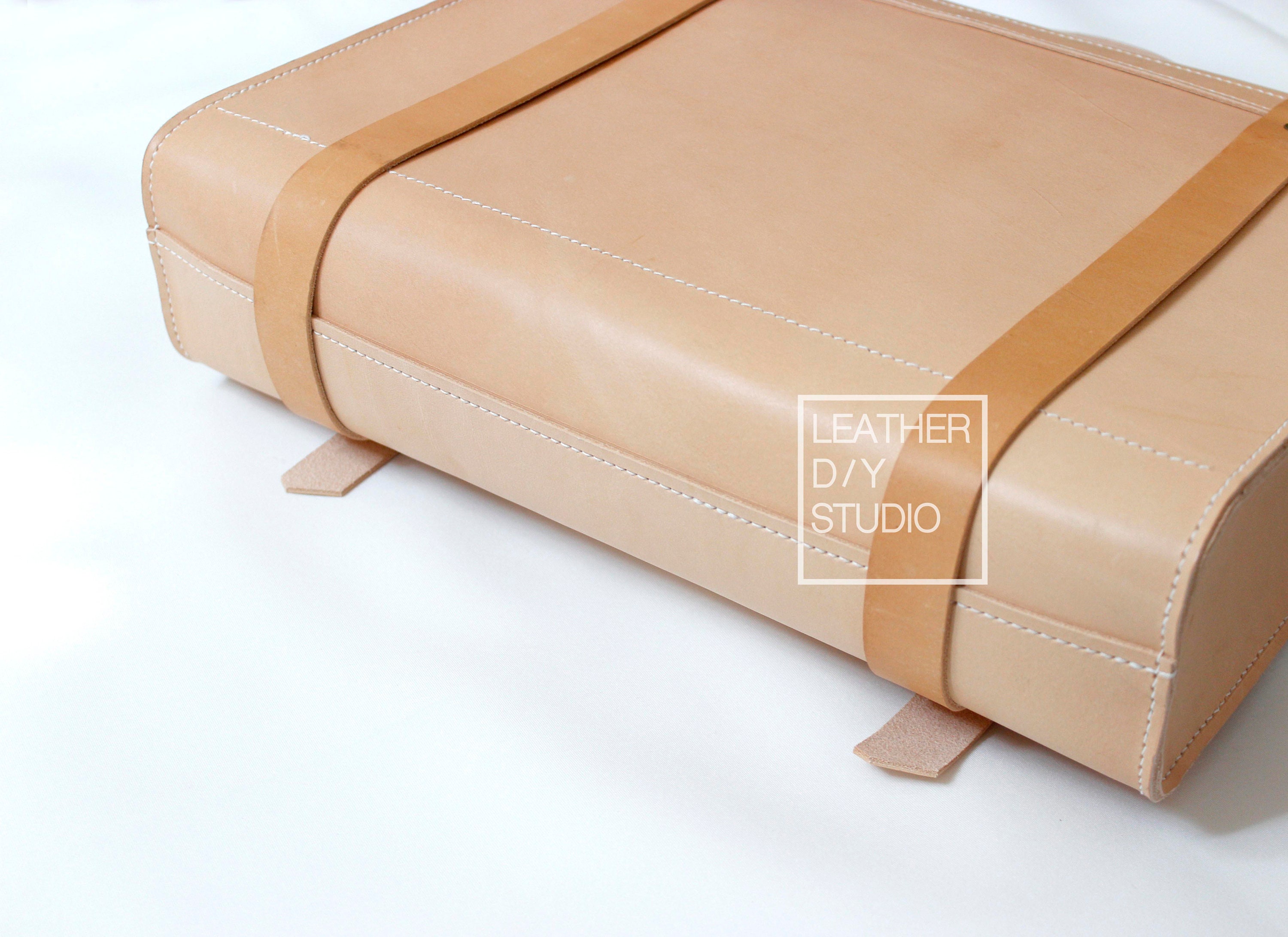 15 Inch Leather Bag Pattern With Instruction/build Along Pattern/how to ...