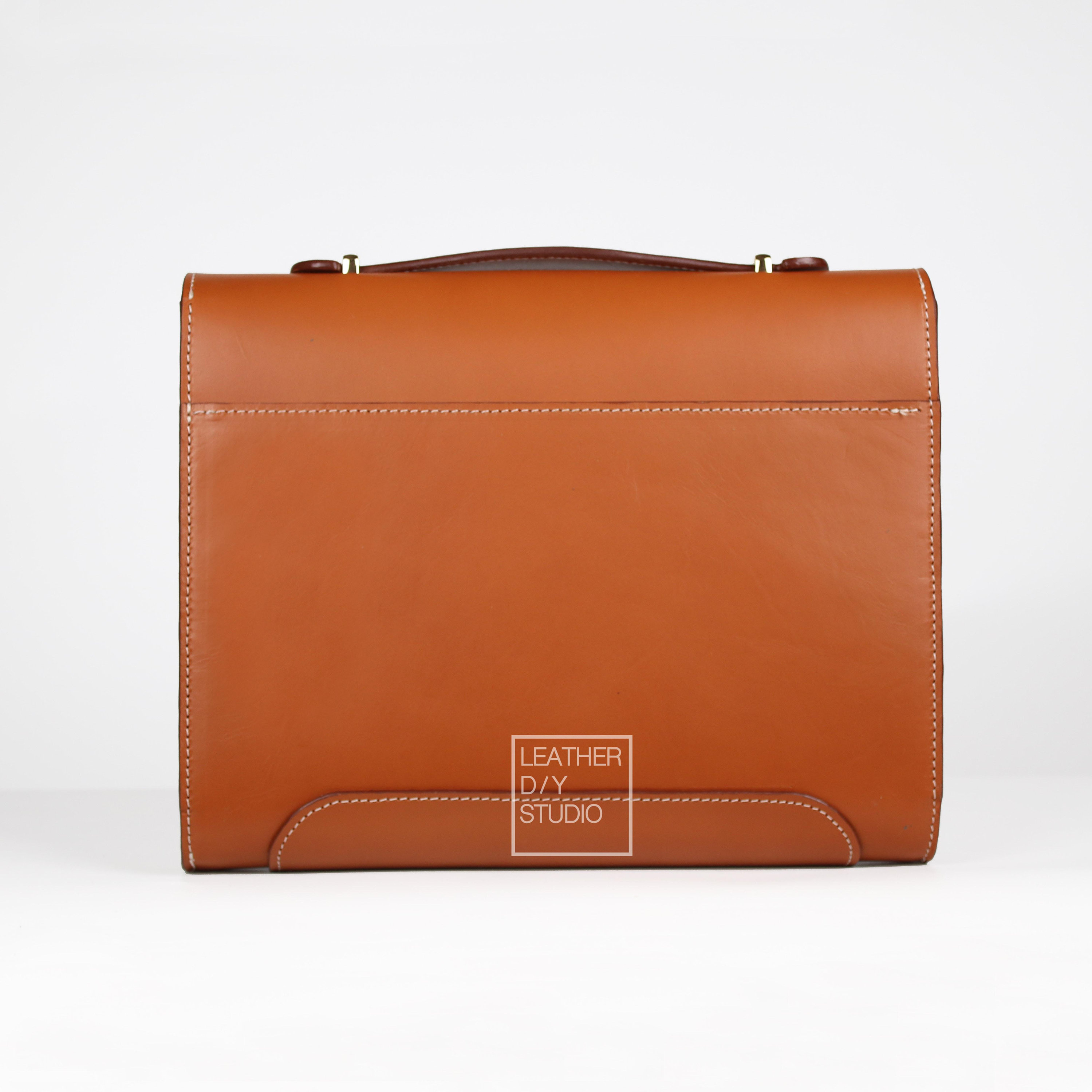 Leather Portfolio Pattern With Instruction/build Along | Etsy