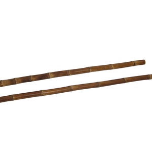 WF1930A Pair Escrima Kali Arnis Iron Bamboo Fighting Sticks Karate ...