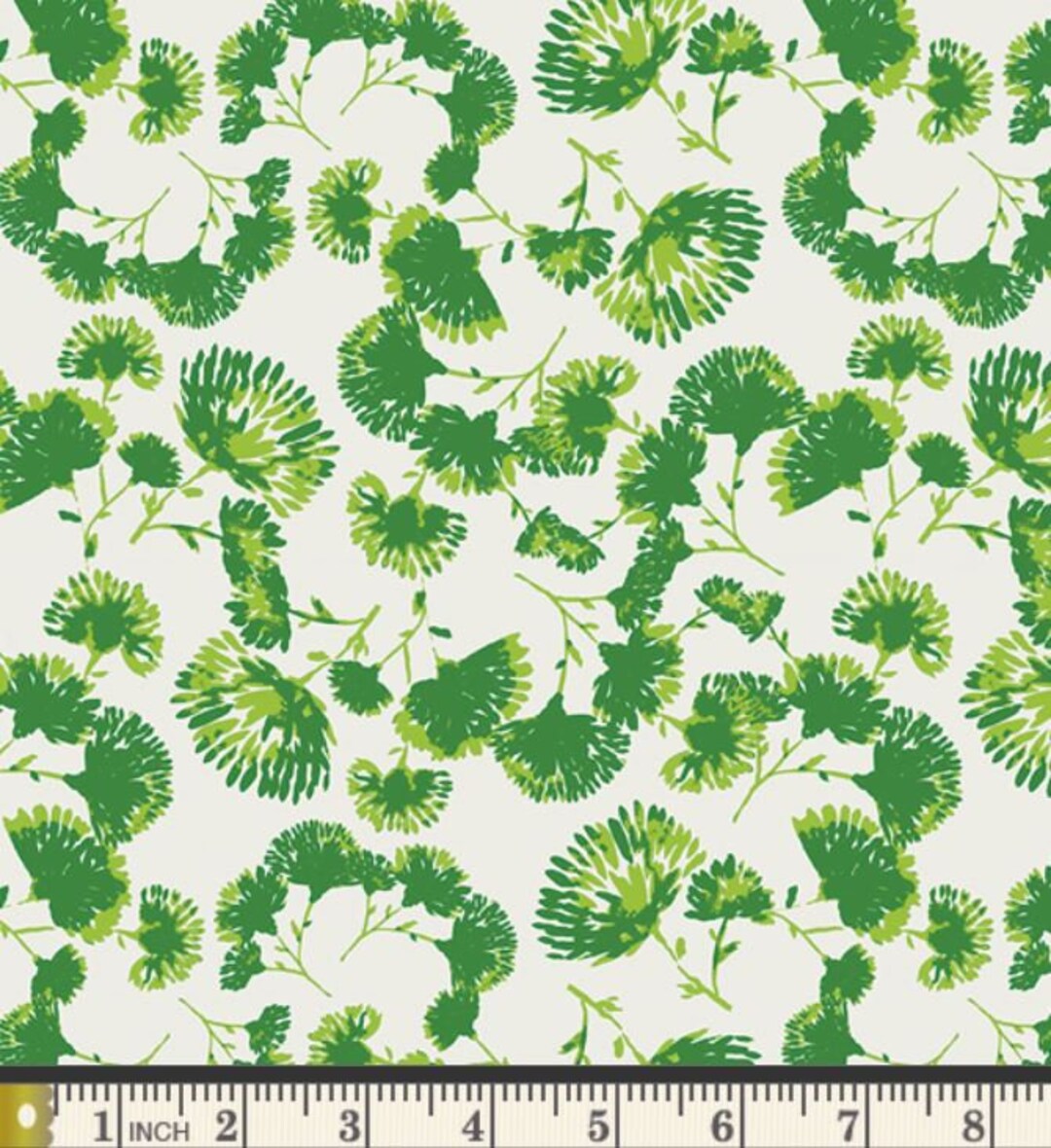 Foliage Escape Vert - Indigo & Aster by Bari J, Art Gallery Fabrics ...