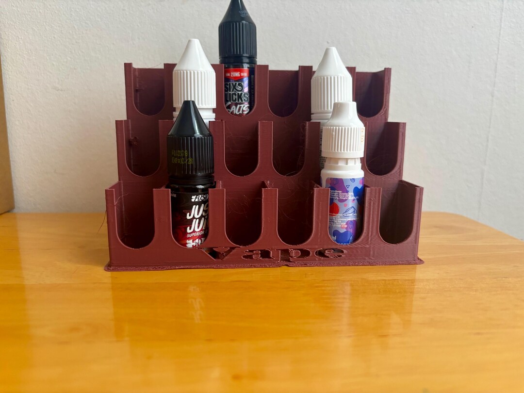 18-bottle Vape Juice Holder | E-liquid Storage Rack | Vape Organizer ...