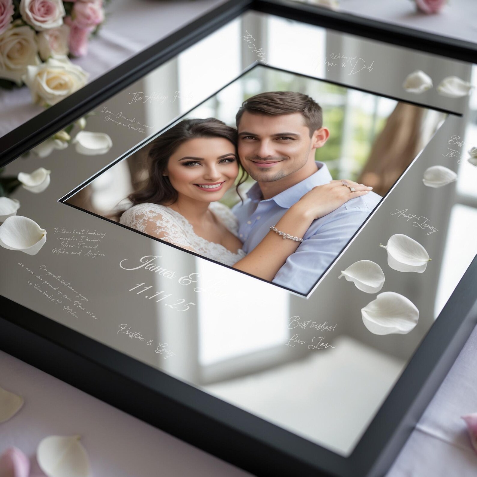 Personalized Military Retirement Frame: Engraved Guestbook, Air Force ...