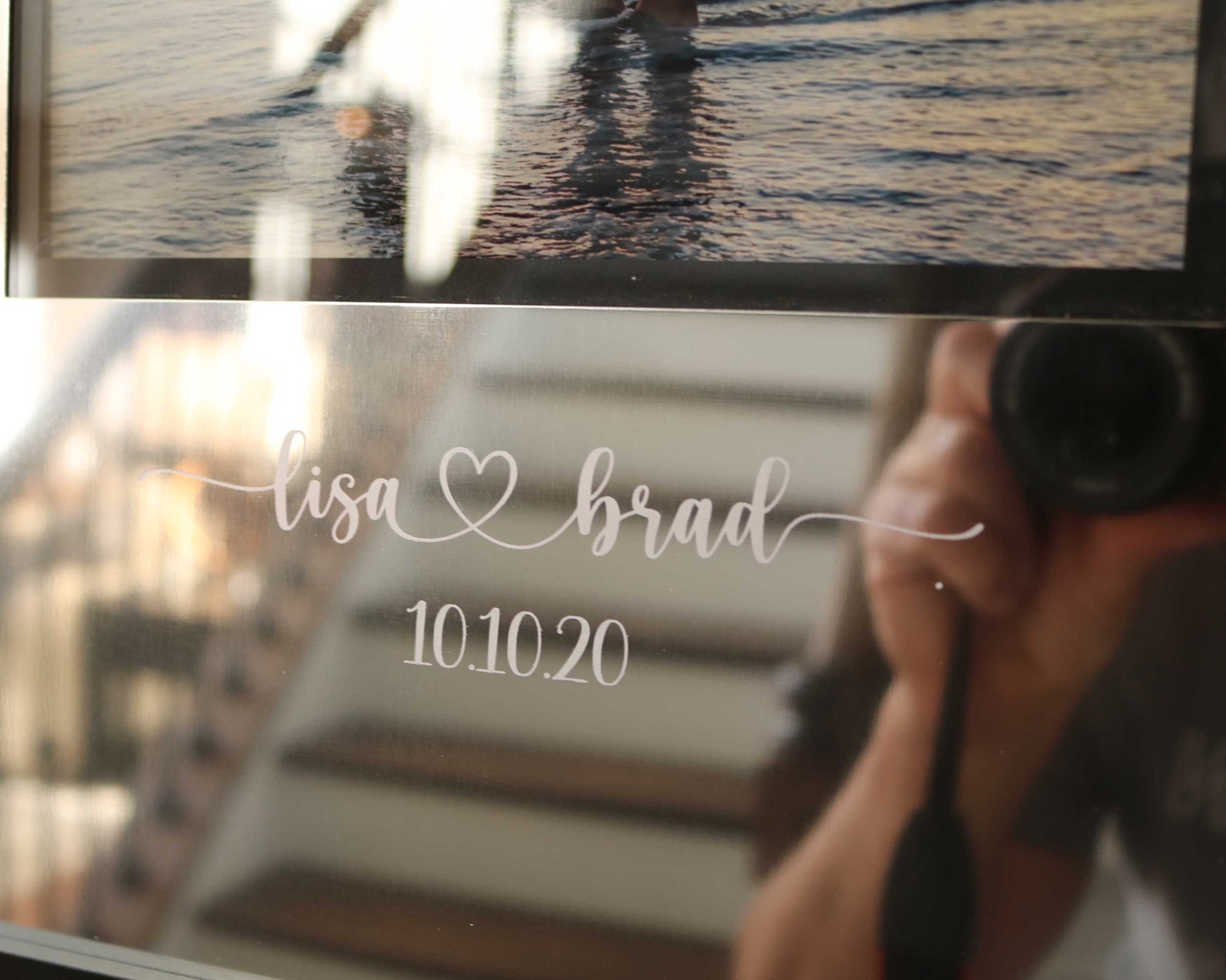 Wedding Signature Frame, Photo Frame, Signature Mat, Guest Book ...