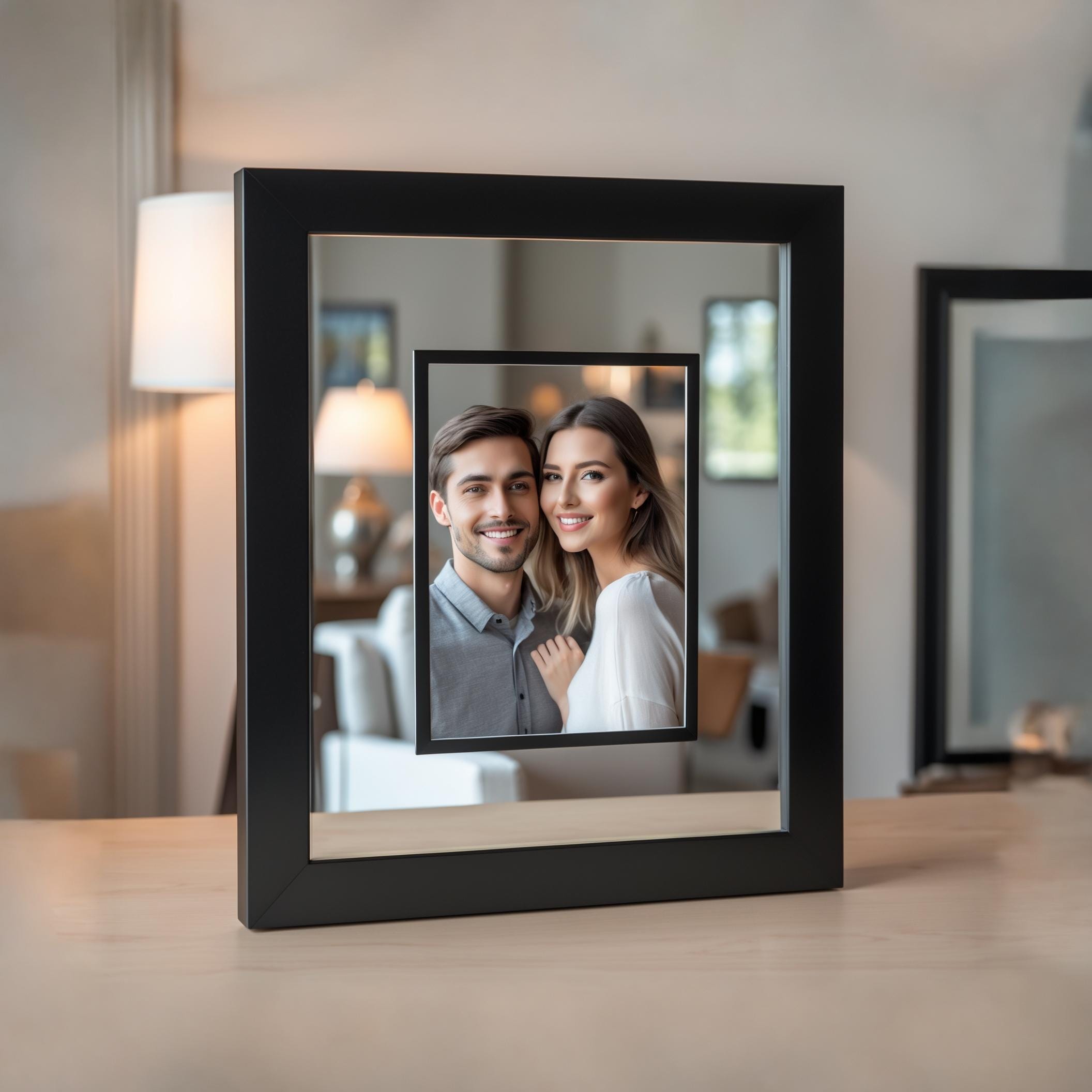 Wedding Signature Frame, Photo Frame, Signature Mat, Guest Book ...