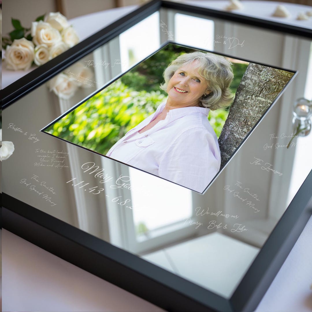 Memorial Signature Frame: Celebration of Life Guest Book - Etsy
