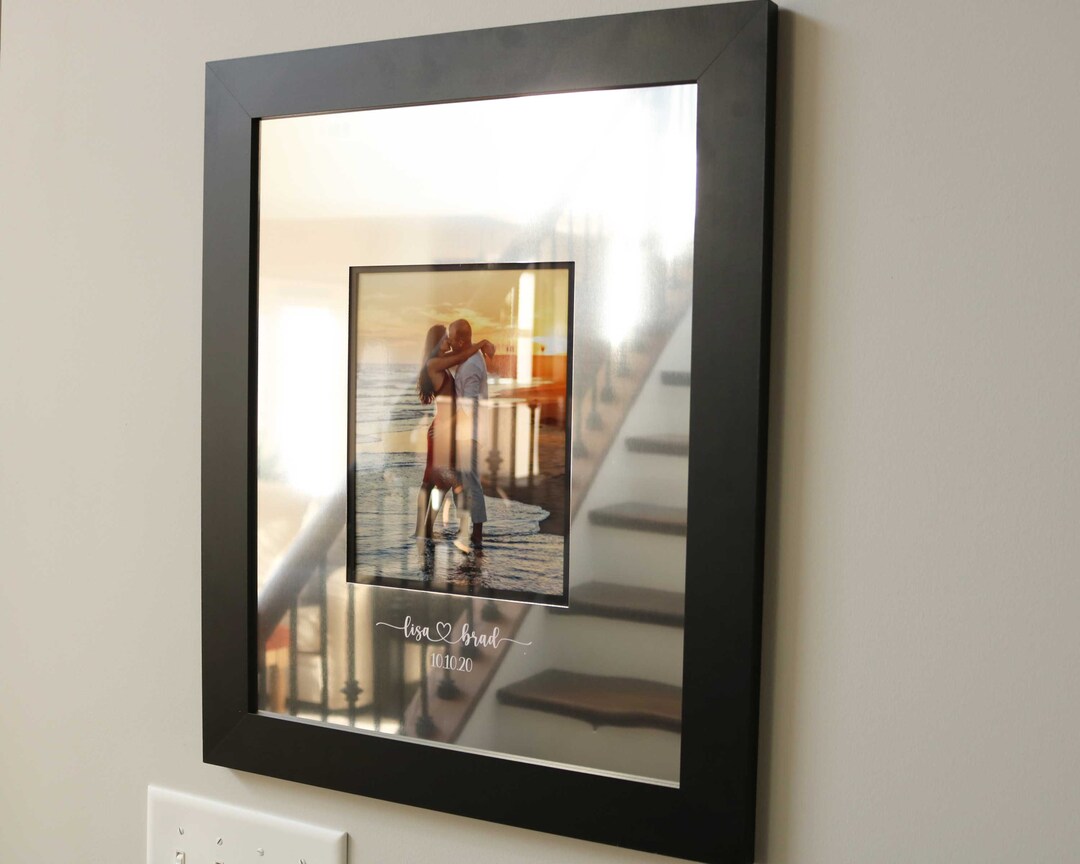 Wedding Signature Frame, Photo Frame, Signature Mat, Guest Book ...