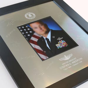 Personalized Military Retirement Frame: Engraved Guestbook, Air Force ...