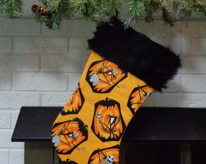 Nightmare Before Christmas Stocking Jack Skellington in - Etsy