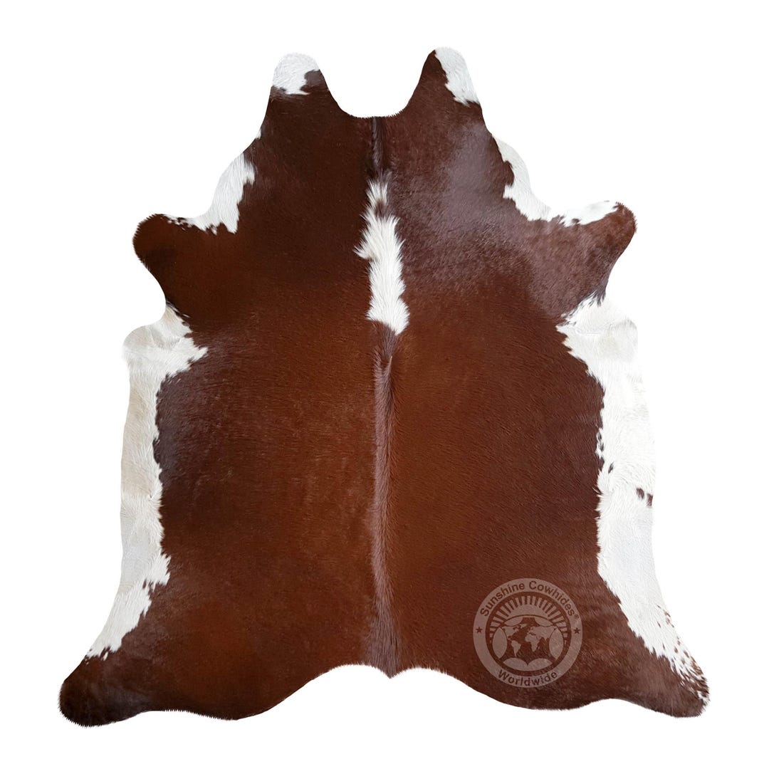 Real Hereford Cowhide Rug - M/L/XXL - Wester Decoration - Etsy