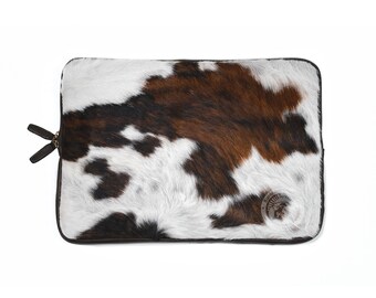 Cowhide Laptop - Etsy