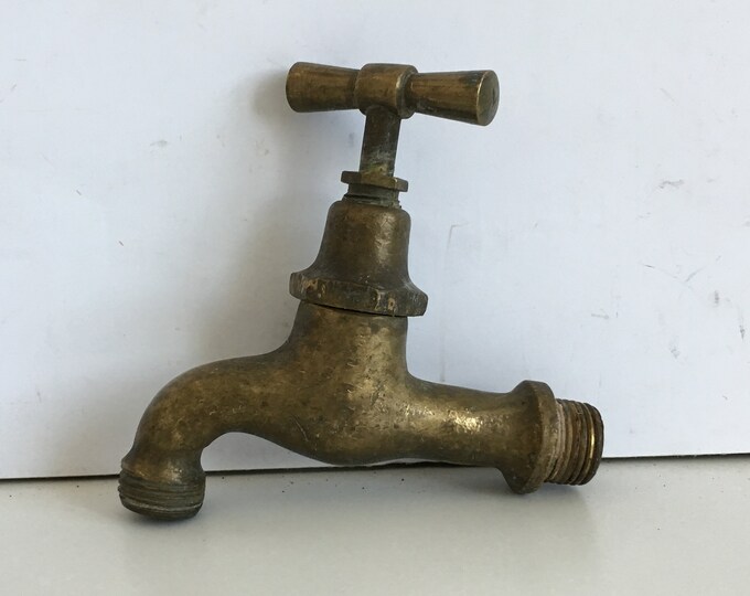 Vintage Brass Water Tap Old Water Tap 1960s Vintage Brass - Etsy