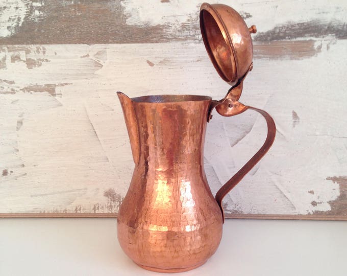 Vintage Ibrik Hammered Copper Jug Vintage Copper Jug - Etsy