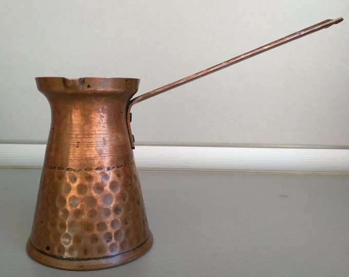 Vintage Cezve Turkish Coffee Pot Copper Coffee Cezve - Etsy