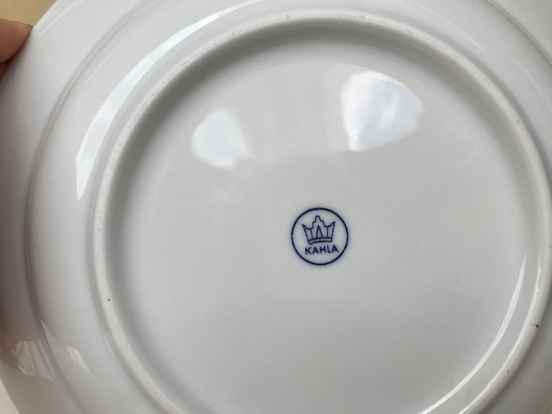 KAHLA Germany Porcelain Soup Plate Vintage Set of 6 Kahla - Etsy