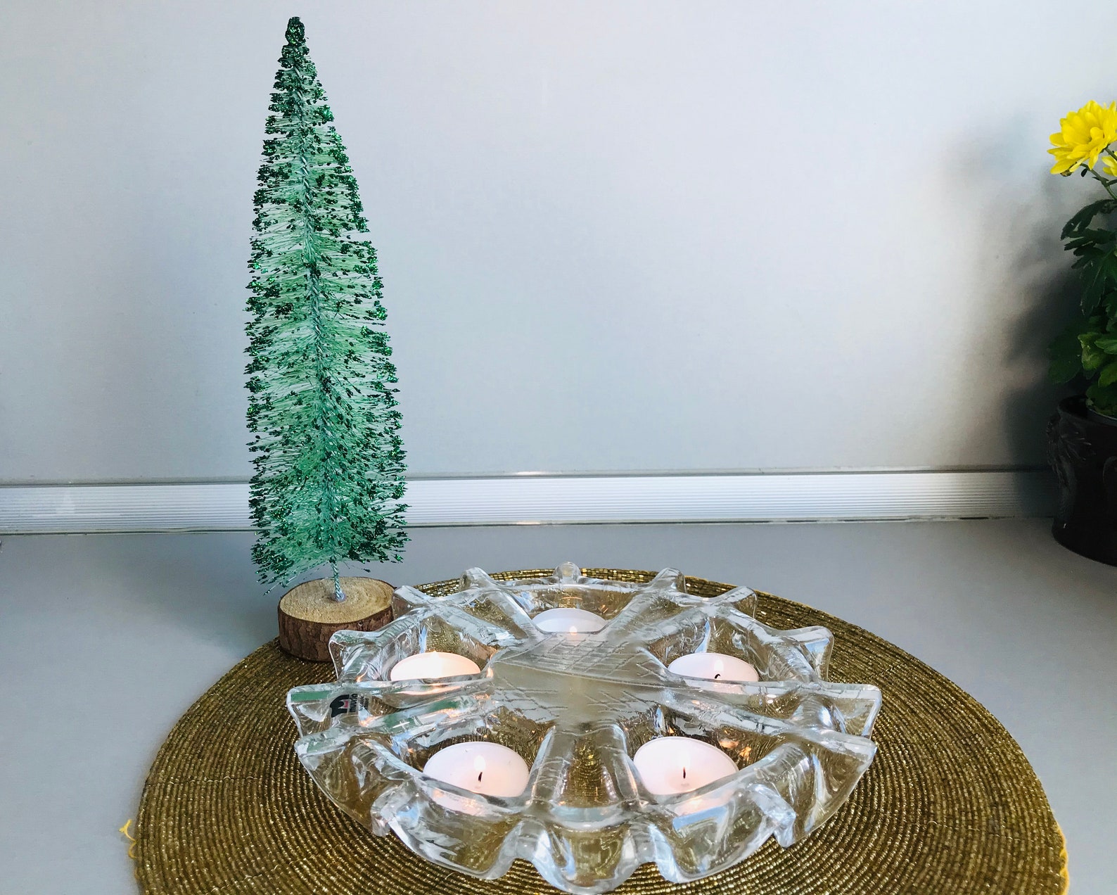 Muurla Finland Glass Candle Holder - Handmade Muurla Candlestick - Etsy UK