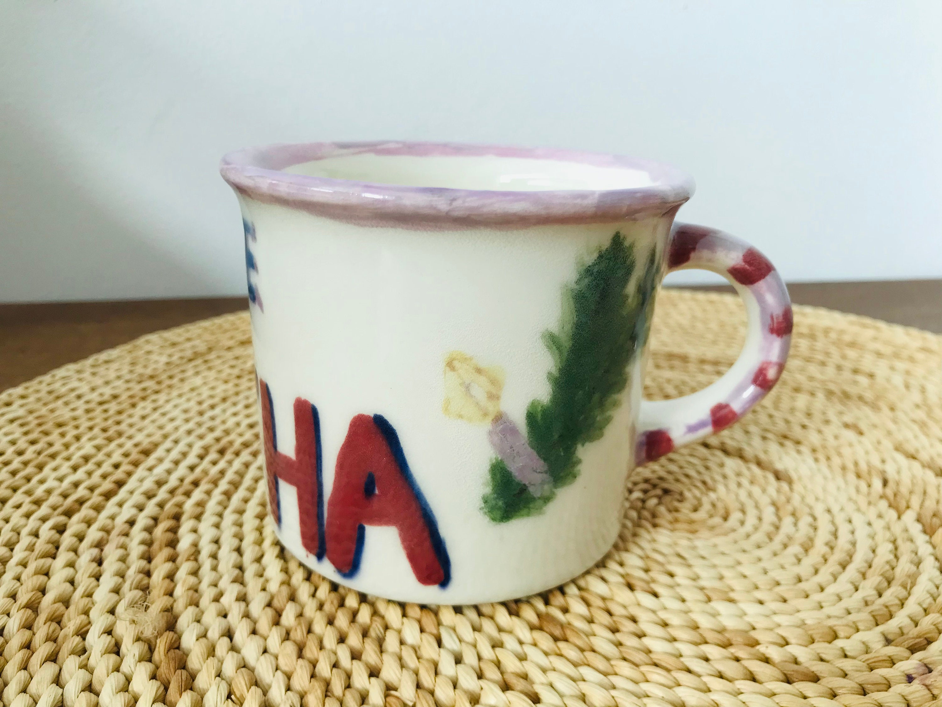 Vintage Gmundner Keramik Austria Hand Painted Mug - Etsy