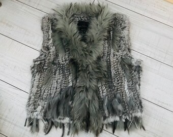 Rabbit Fur Vest | Etsy