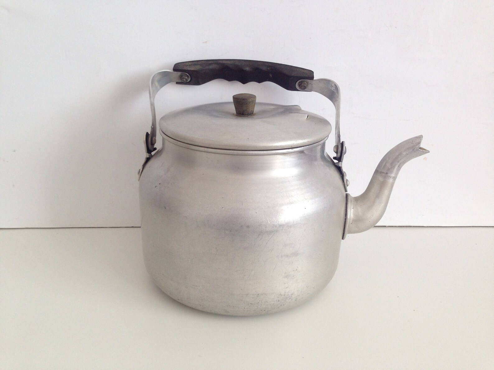 Vintage Aluminum Teapot Old Aluminum Teapot Retro Cuisine - Etsy
