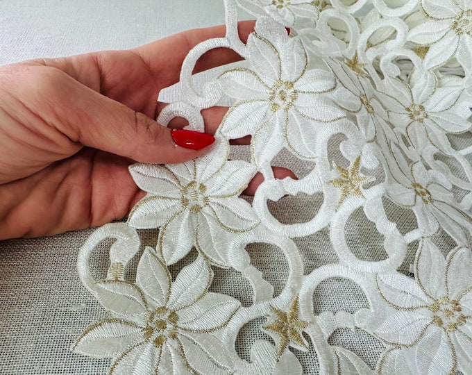 Cutwork Macine Embroidery Runner - Embroidery Machine Runner - Flowers ...