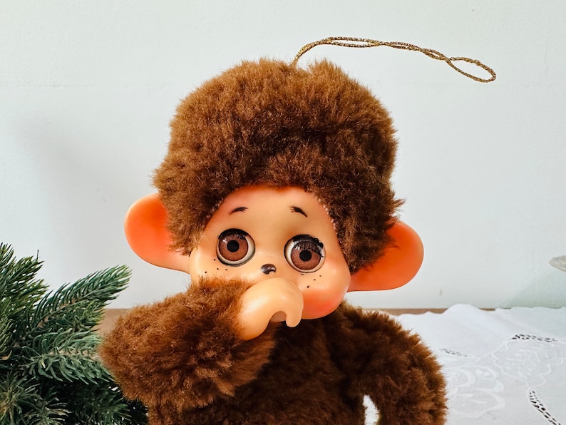 Vintage Jimmy Daisuke Toho Bussan Monkey Plush Toy - Doll Monchhichi ...