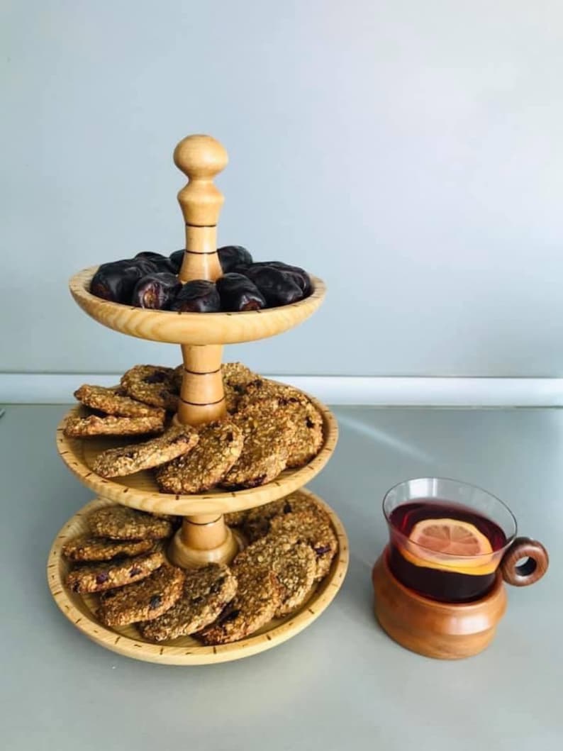 Wooden Three Tier Tray | Etsy