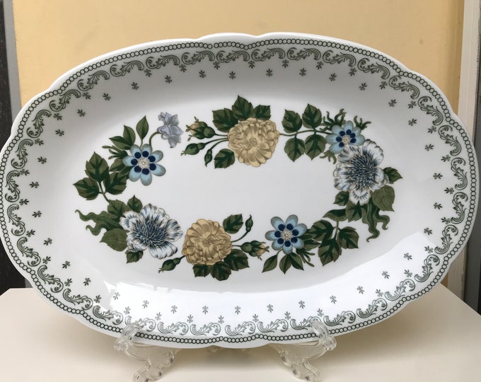 Vintage KAHLA Germany Porcelain Large Serving Oval Plate Large Oval ...