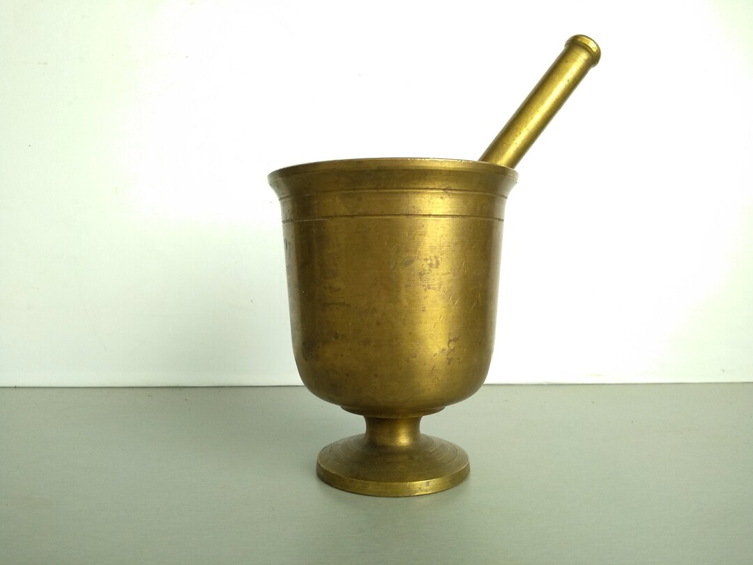 Antique Bronze Pestle - Bronze Pharmacy Pestle - Vintage Kitchen ...