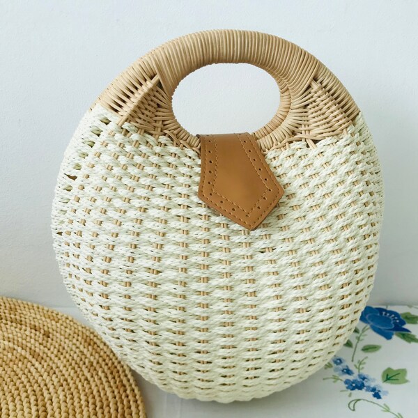Shell Rattan Bag - Etsy
