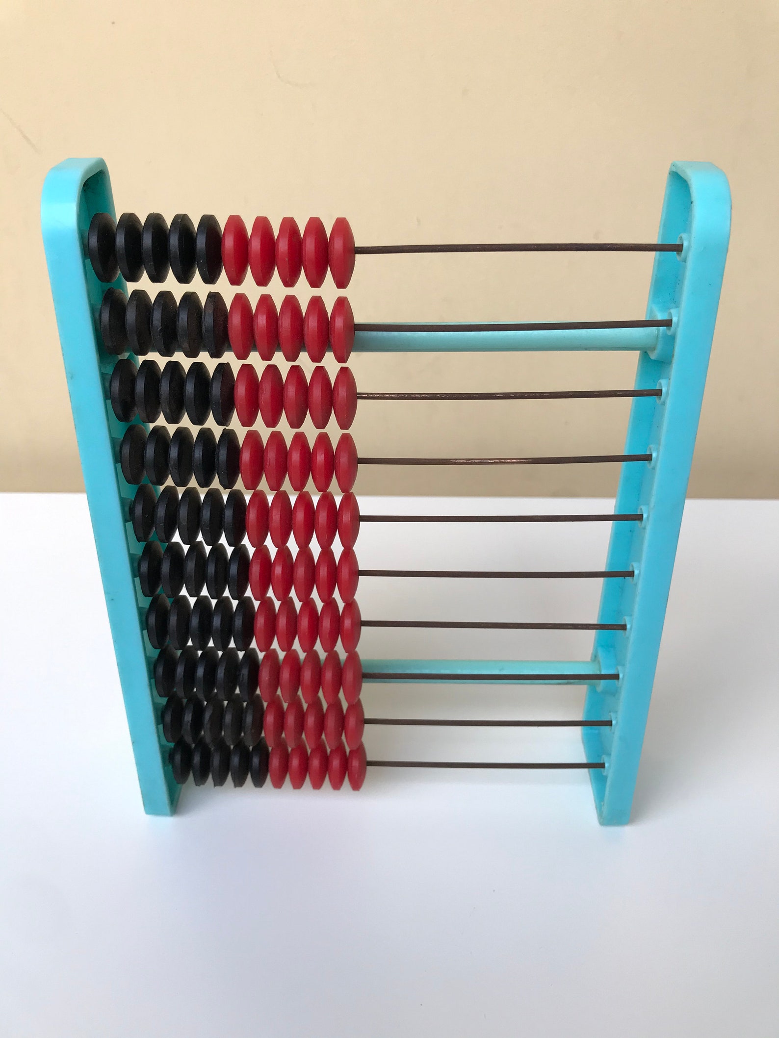 Vintage Plastic Abacus Old Plastic Abacus Retro Plastic - Etsy UK