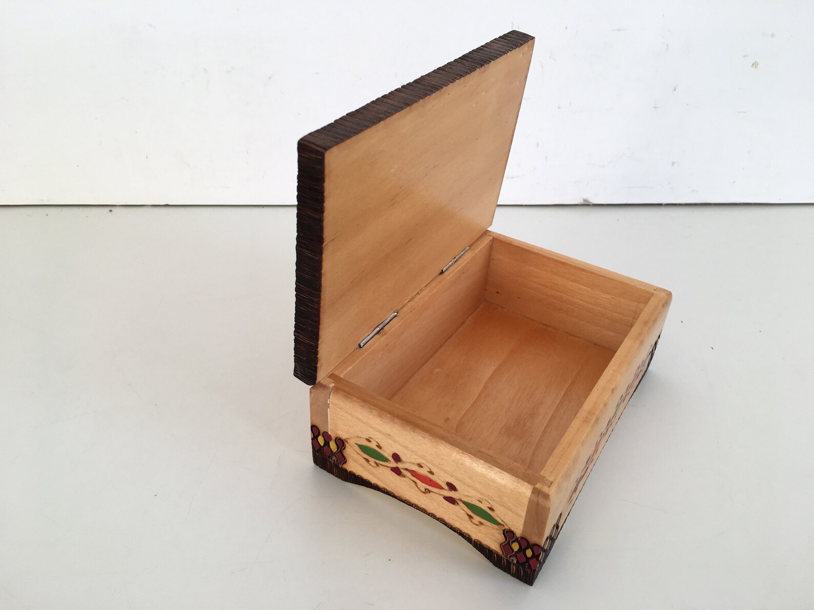 Vintage Pyrography Small Box Vintage Wooden Box Vintage - Etsy