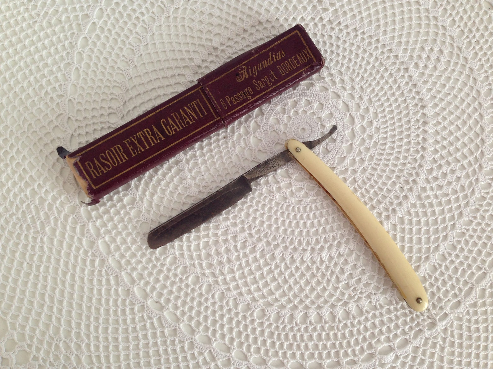 Razor Solingen razor Solingen Garantie Antique Straight | Etsy