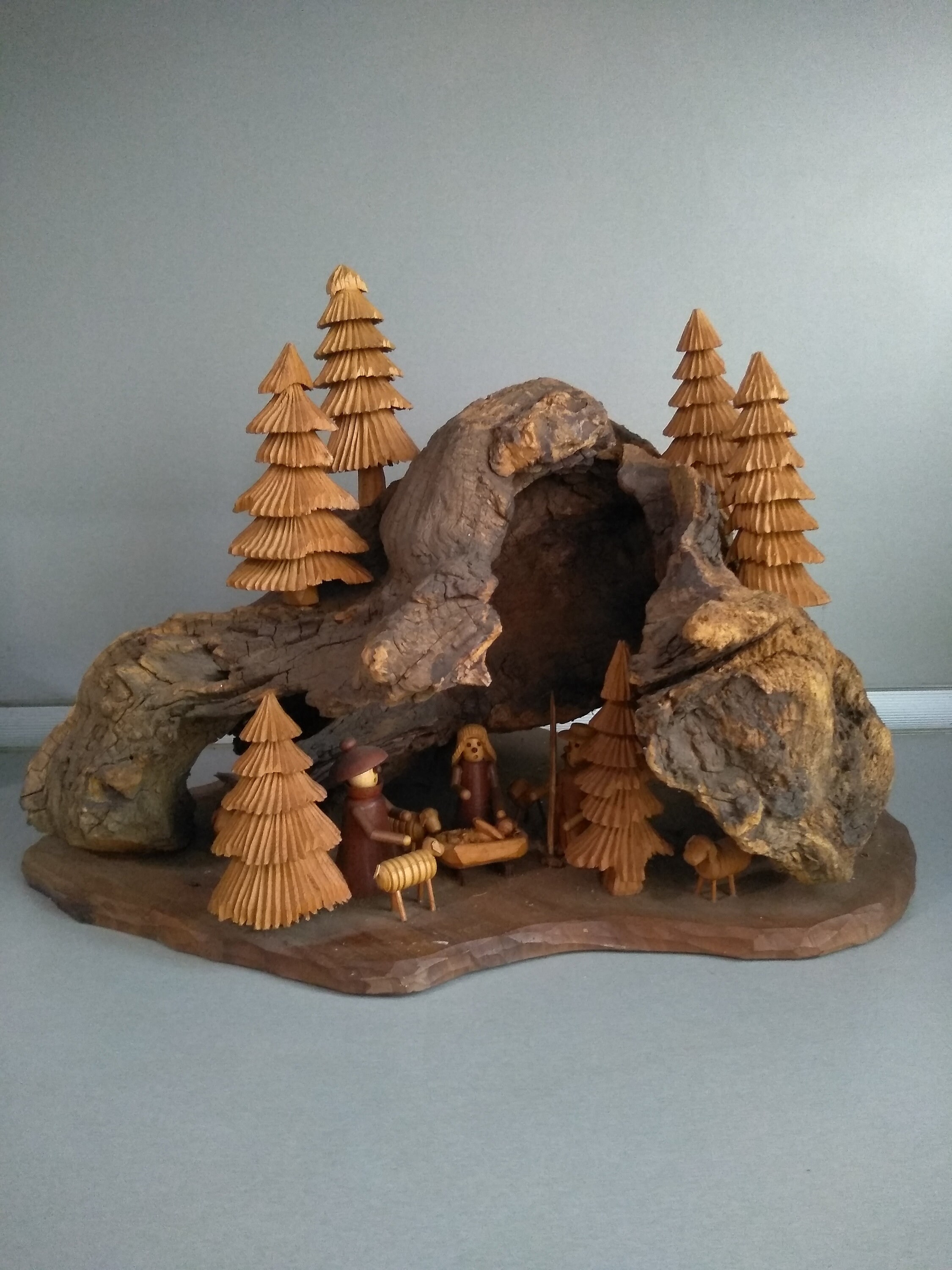 Vintage unique nativity Christmas nativity scene Wood | Etsy