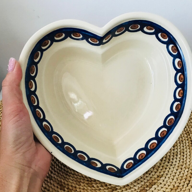 Heart Shaped Bowl - Etsy