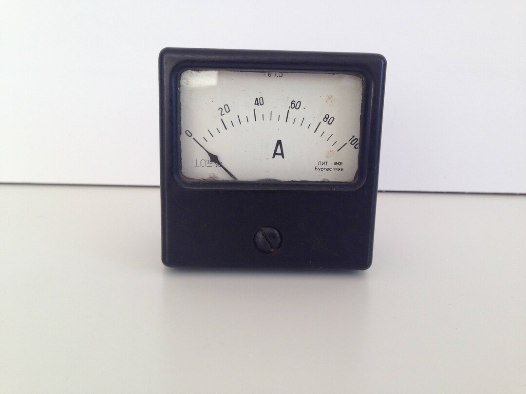 Ammeter - Vintage Ammeter - Retro Ammeter - Retro Electronics ...