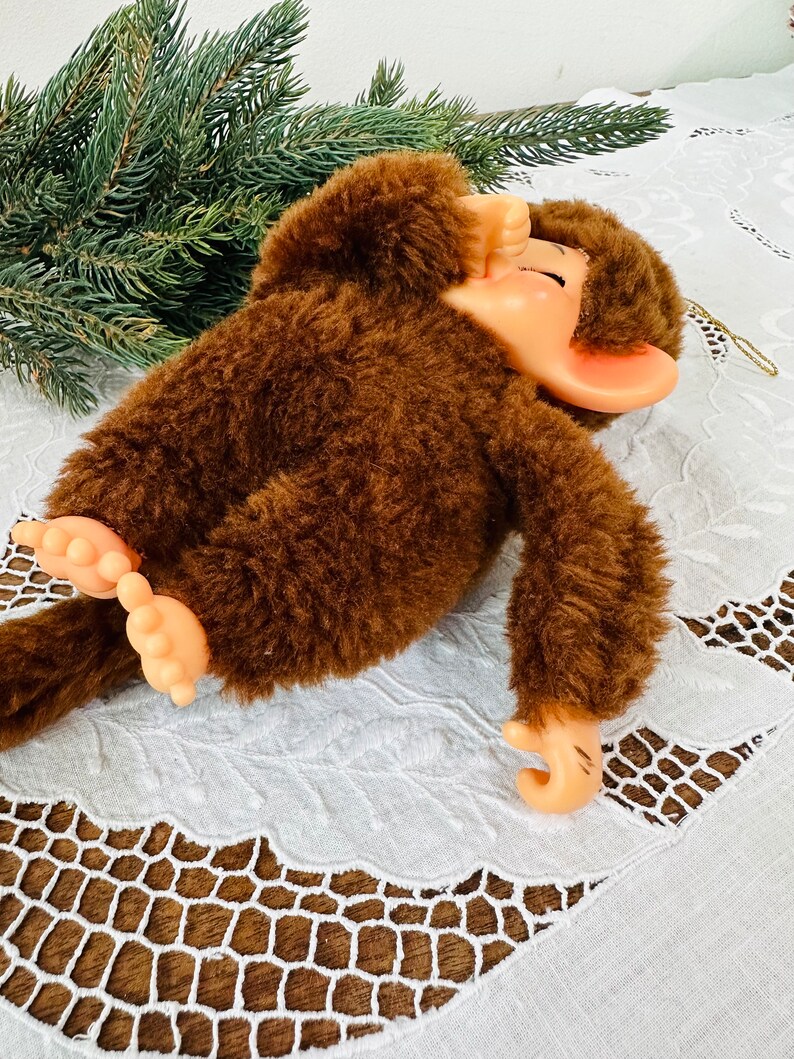 Vintage Jimmy Daisuke Toho Bussan Monkey Plush Toy - Doll Monchhichi ...