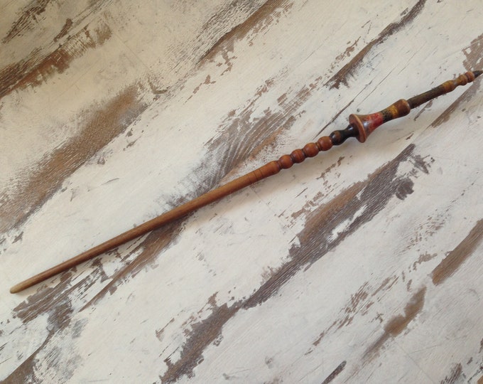 Large Primitive Wooden Distaffs Antique Wool Distaff Bulgarian Distaff ...