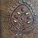 Genuine Embossed Leather Folder - Vintage Leather Book Cover - Large ...