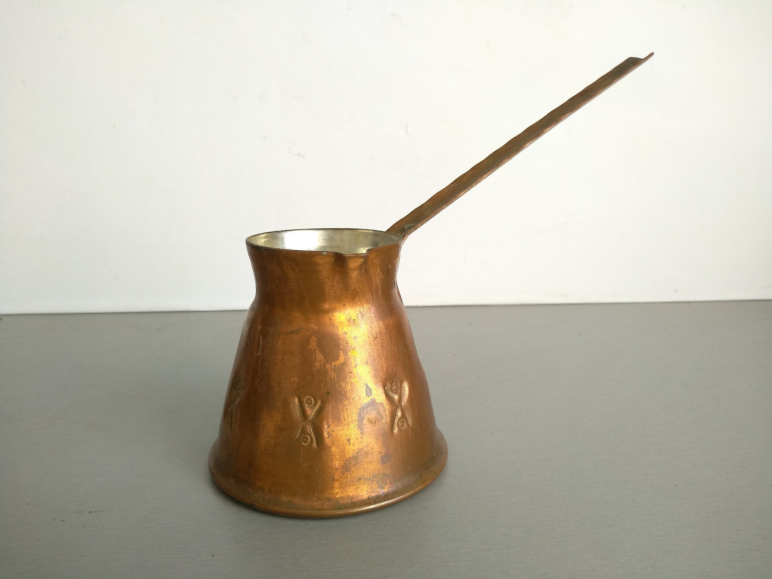 Vintage Cezve Turkish Coffee Pot Copper Coffee Cezve | Etsy