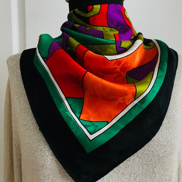 Square Silk Scarf - Etsy
