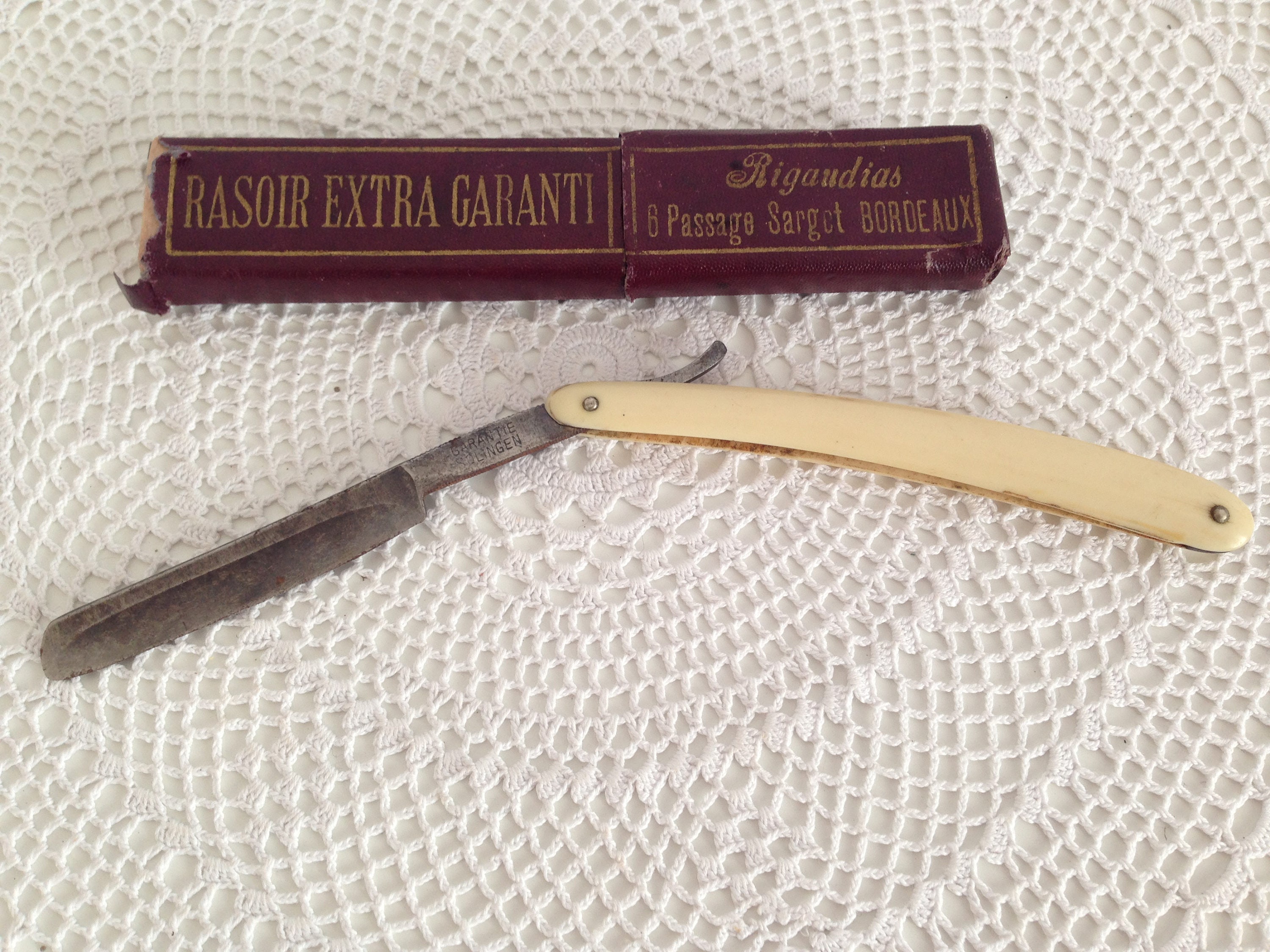 Razor Solingen razor Solingen Garantie Antique Straight | Etsy