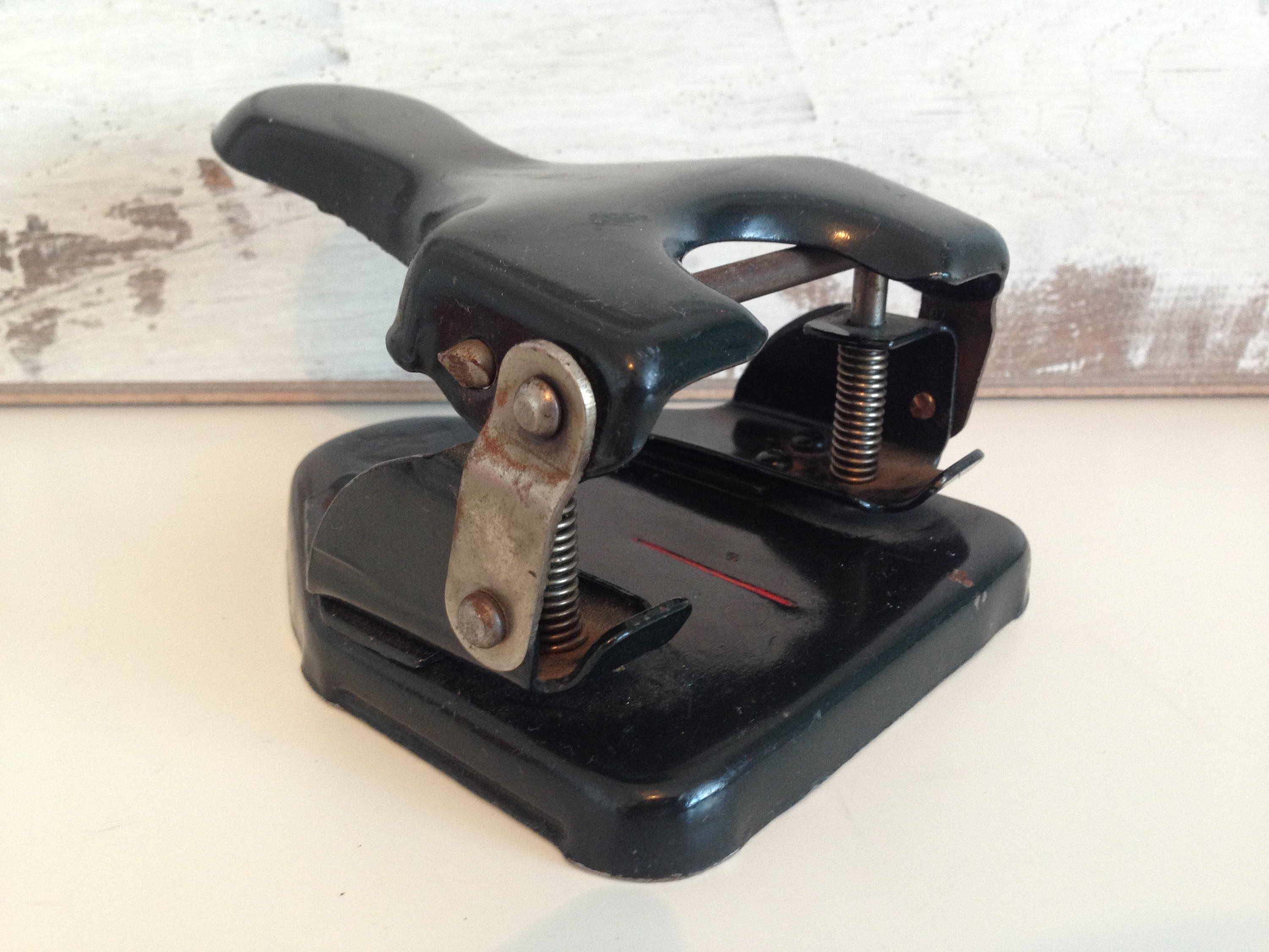 Vintage Metal Perforator Black Hole Punch Office Decor | Etsy