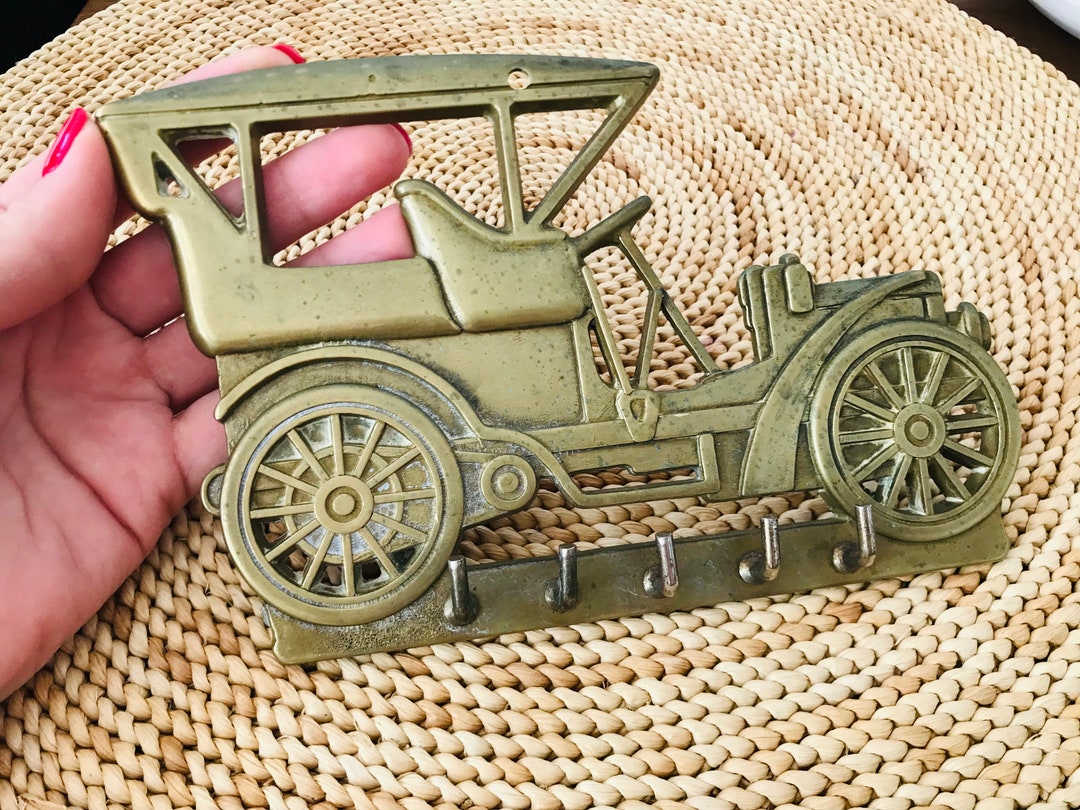 Vintage Brass Key Hook - Vintage Brass Wall Hooks - Etsy