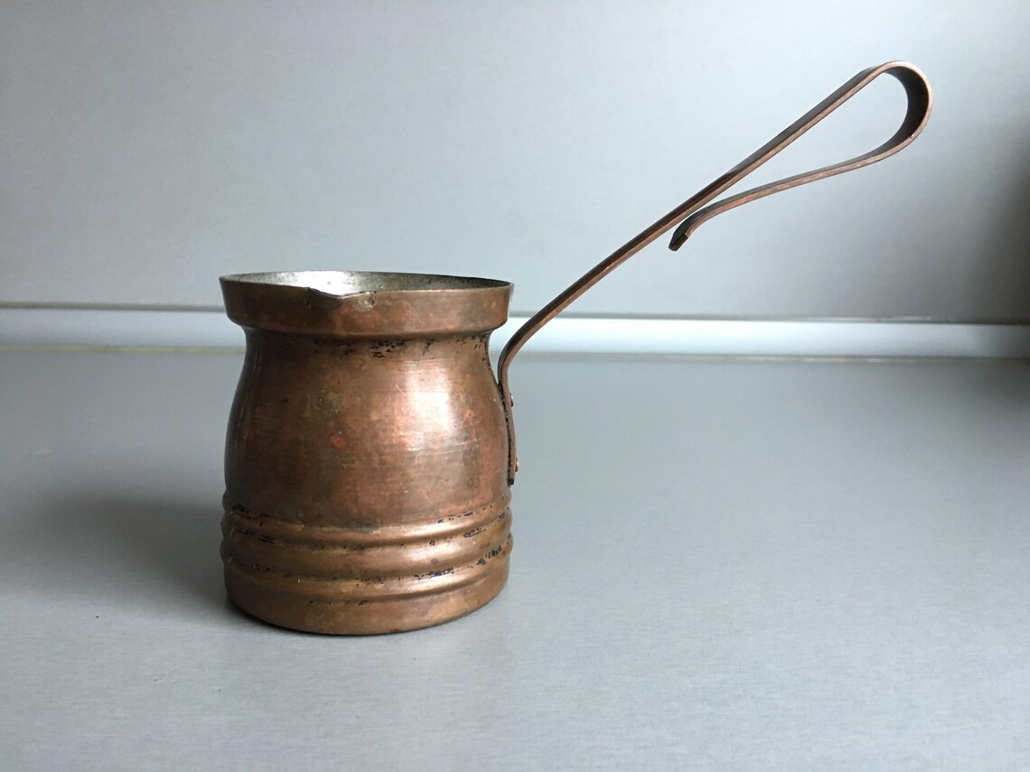 Vintage Cezve Turkish Coffee Pot Copper Coffee Cezve - Etsy
